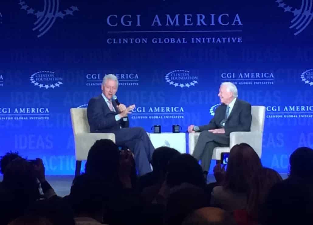 Bill Clinton and Jimmy Carter share ideas on life beyond the White ...