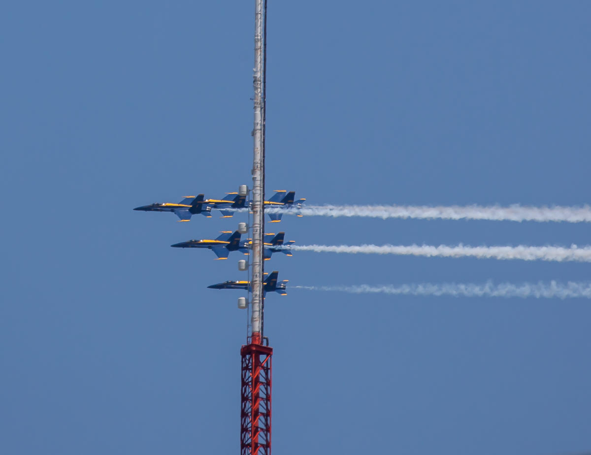 Blue Angels & Thunderbirds Fly Over - Photos by Joe Stewardson ...