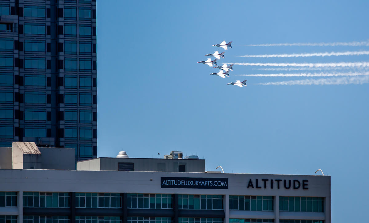 Blue Angels & Thunderbirds Fly Over - Photos by Joe Stewardson ...