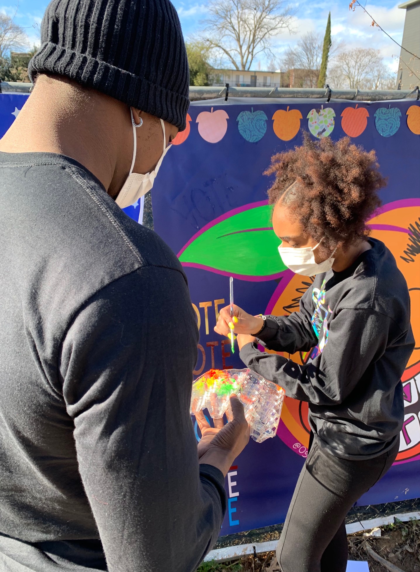 Vote Tree event – Airline Street – Jan. 3, 2021 – Photos by Kelly ...