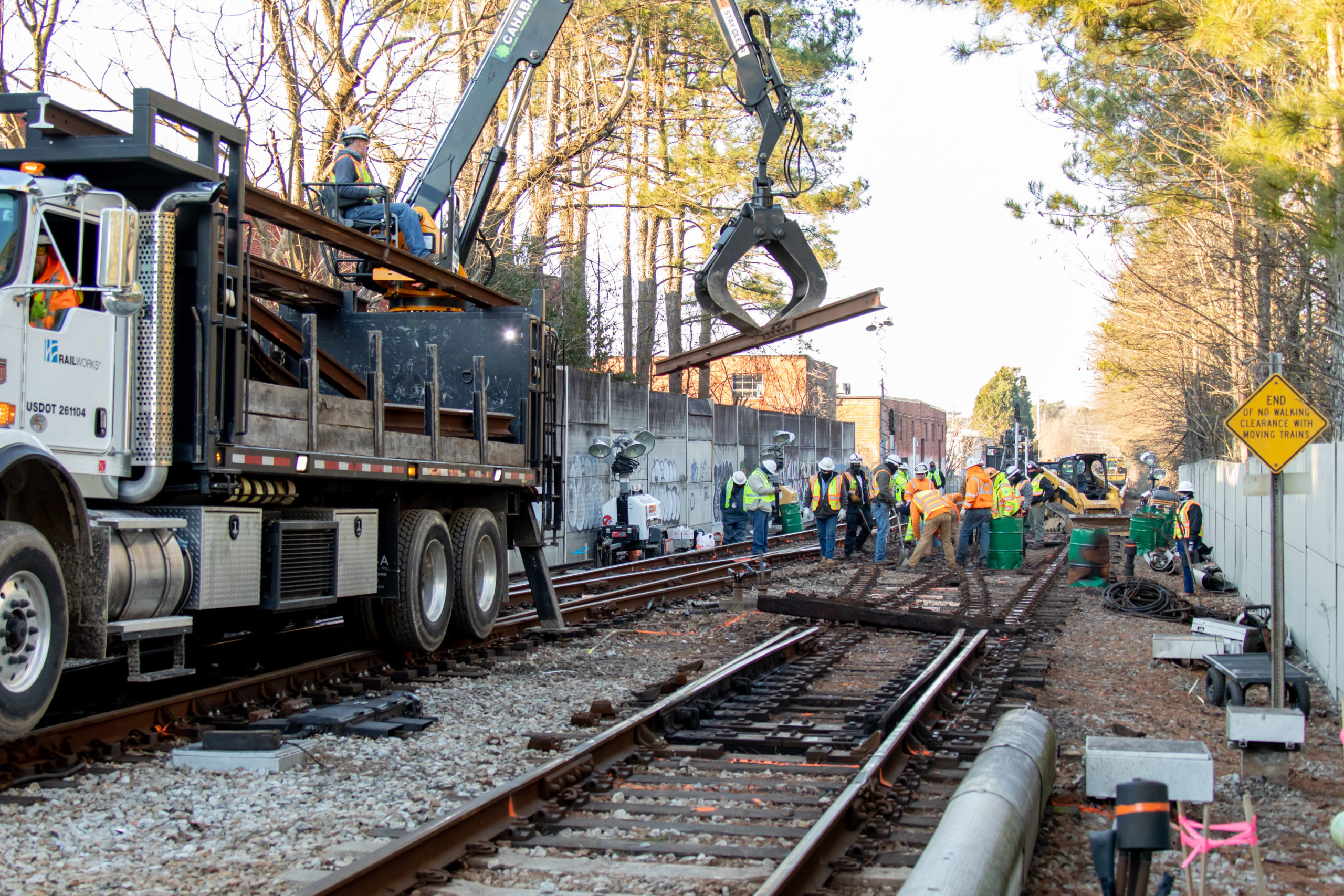 MARTA Track Replacement Project on Red and Gold Lines Successfully ...
